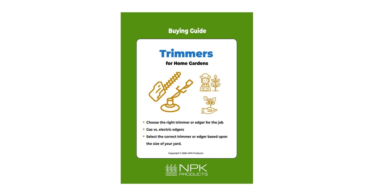 Guide to Trimmers for Home Gardens | NPK Marketplace